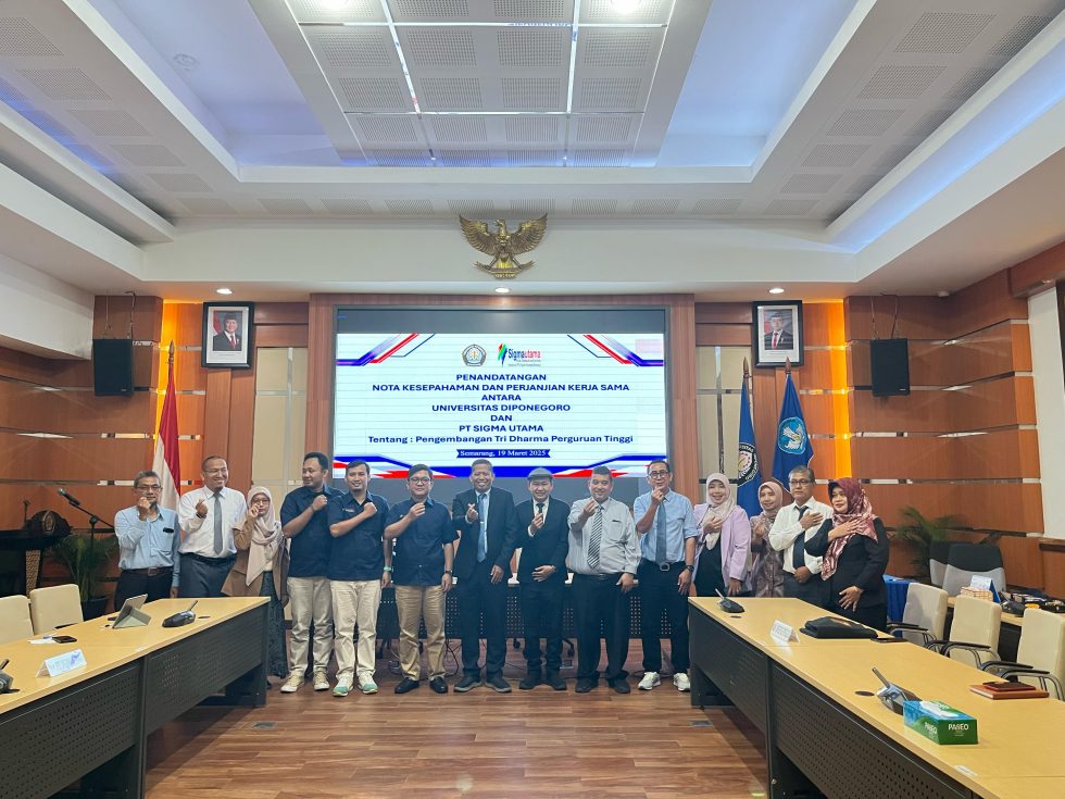 FSM UNDIP and PT Sigma Utama Forge Strategic Partnership for Science ...